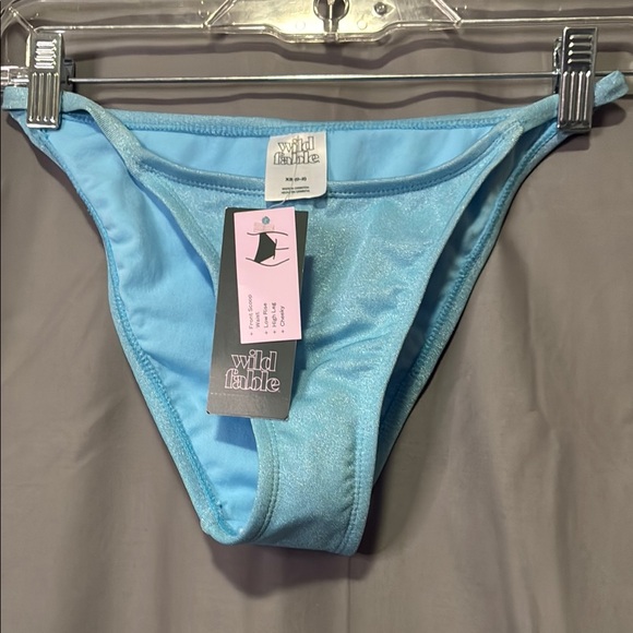 wild fable | Swim | Wild Fable Sparkling Blue Bikini Bottoms | Poshmark